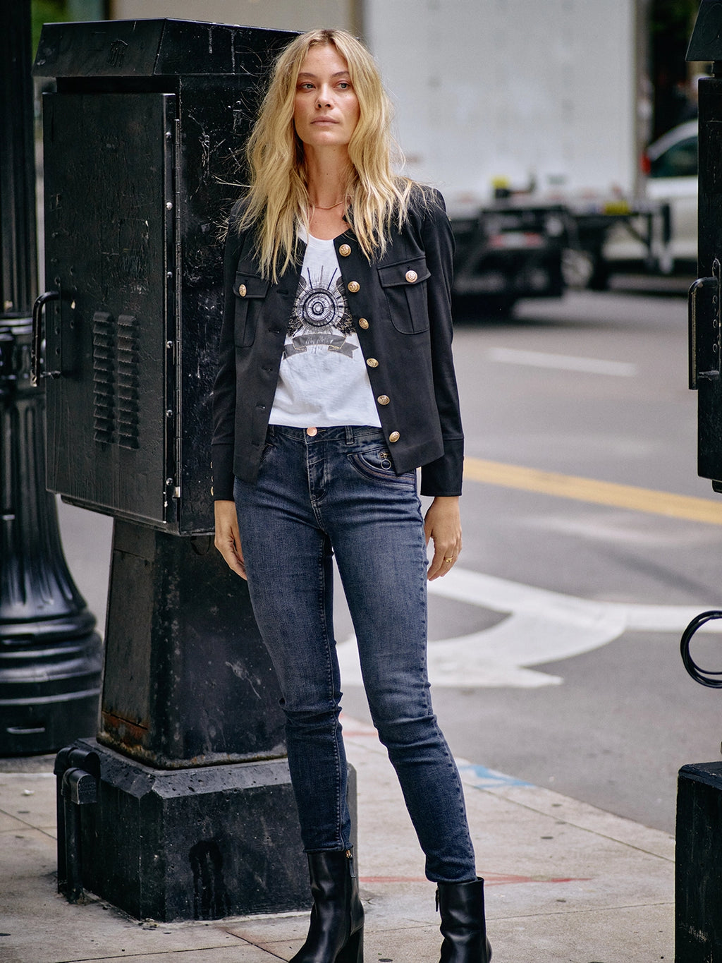 MOS MOSH | SELBY PIET JACKET - BLACK 166250 – Hollie Rose