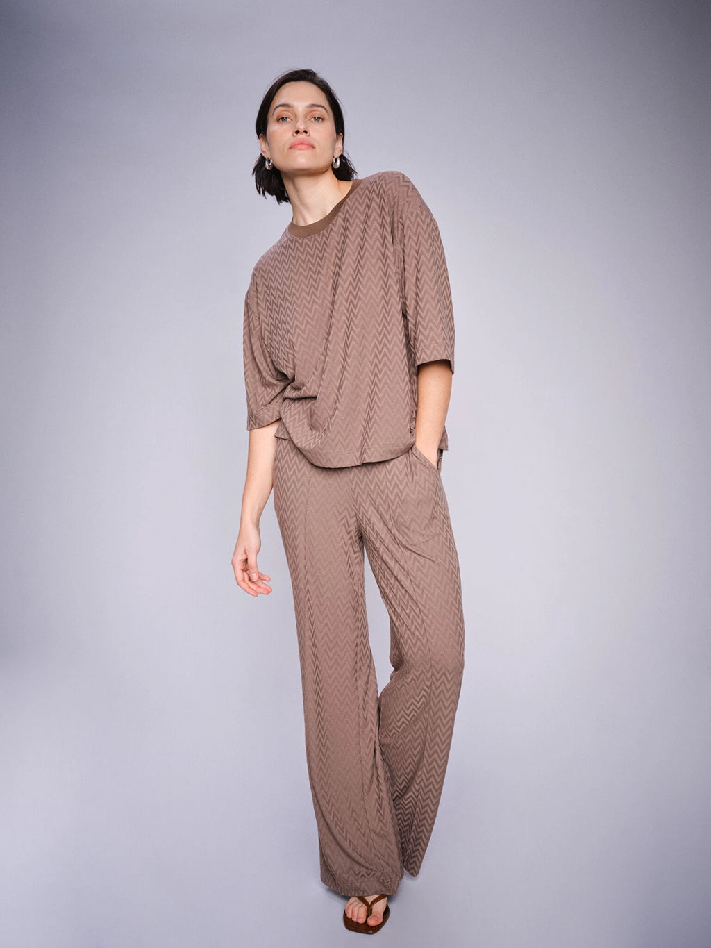 MOS MOSH | TASH SPRING PANT - CHOCO CHIP 168610 – Hollie Rose