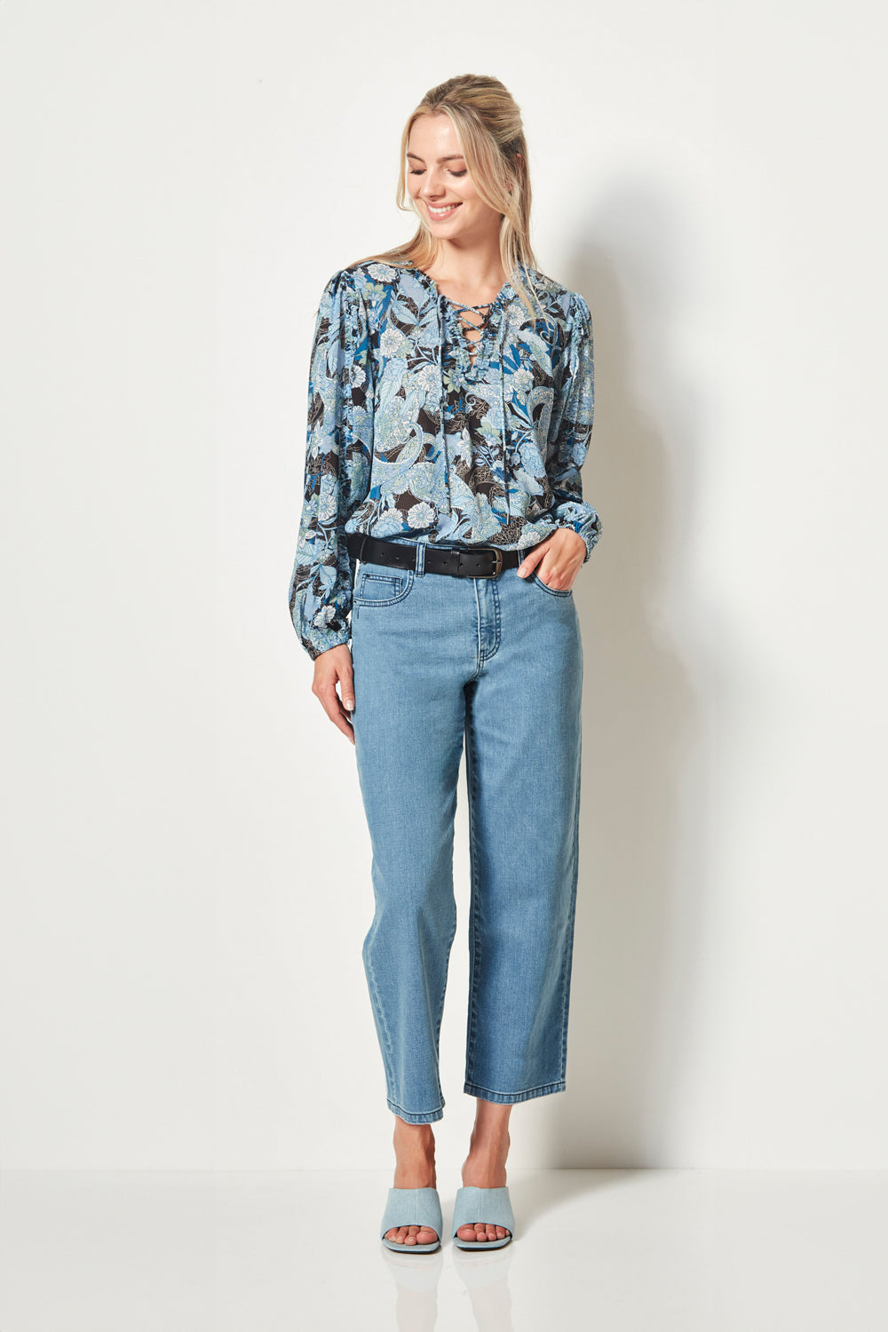 VERGE | FARROW JEAN - CRISP BLUE – Hollie Rose